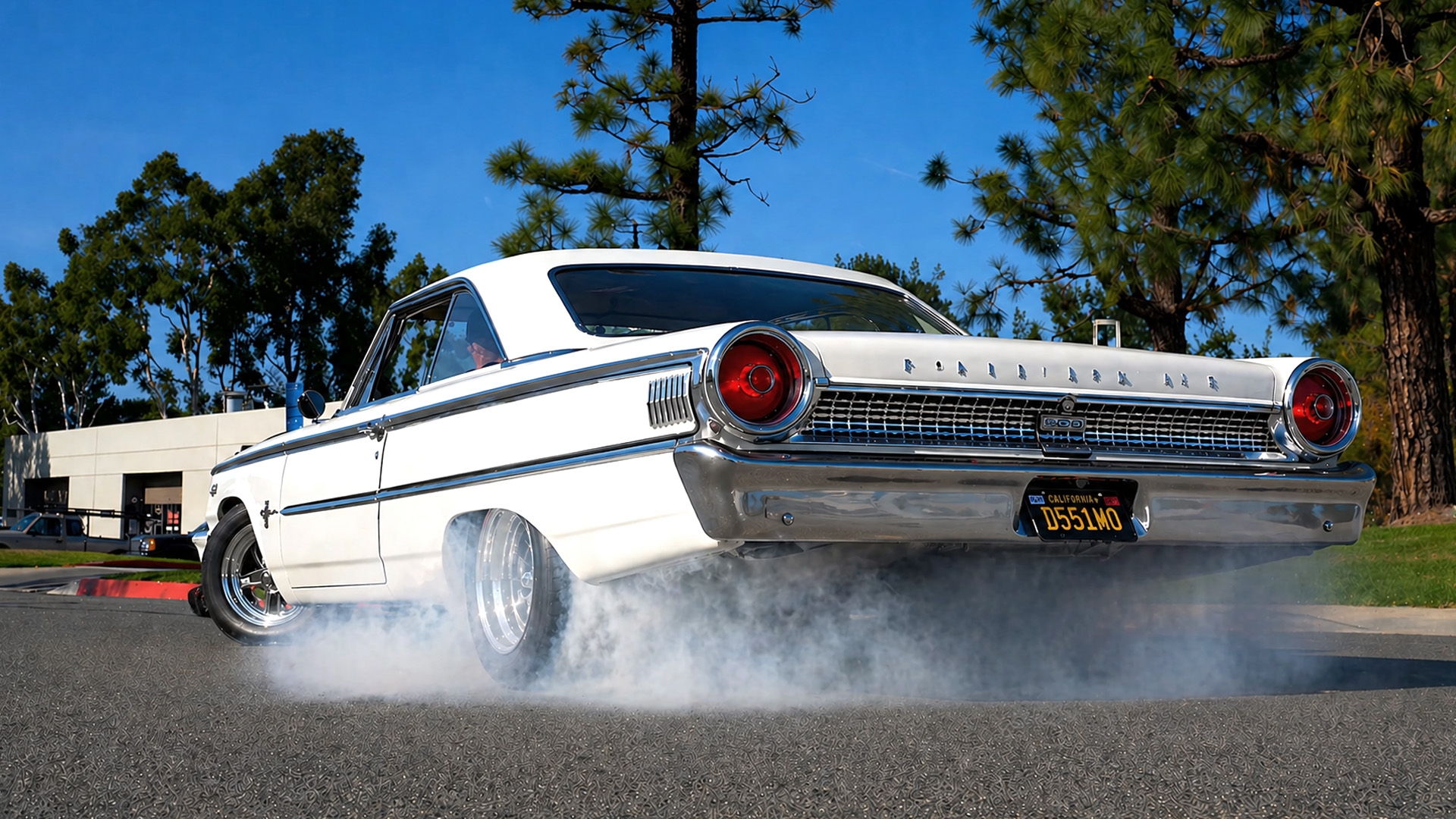 This Ford Galaxie 500 fastback was built for the drag strip