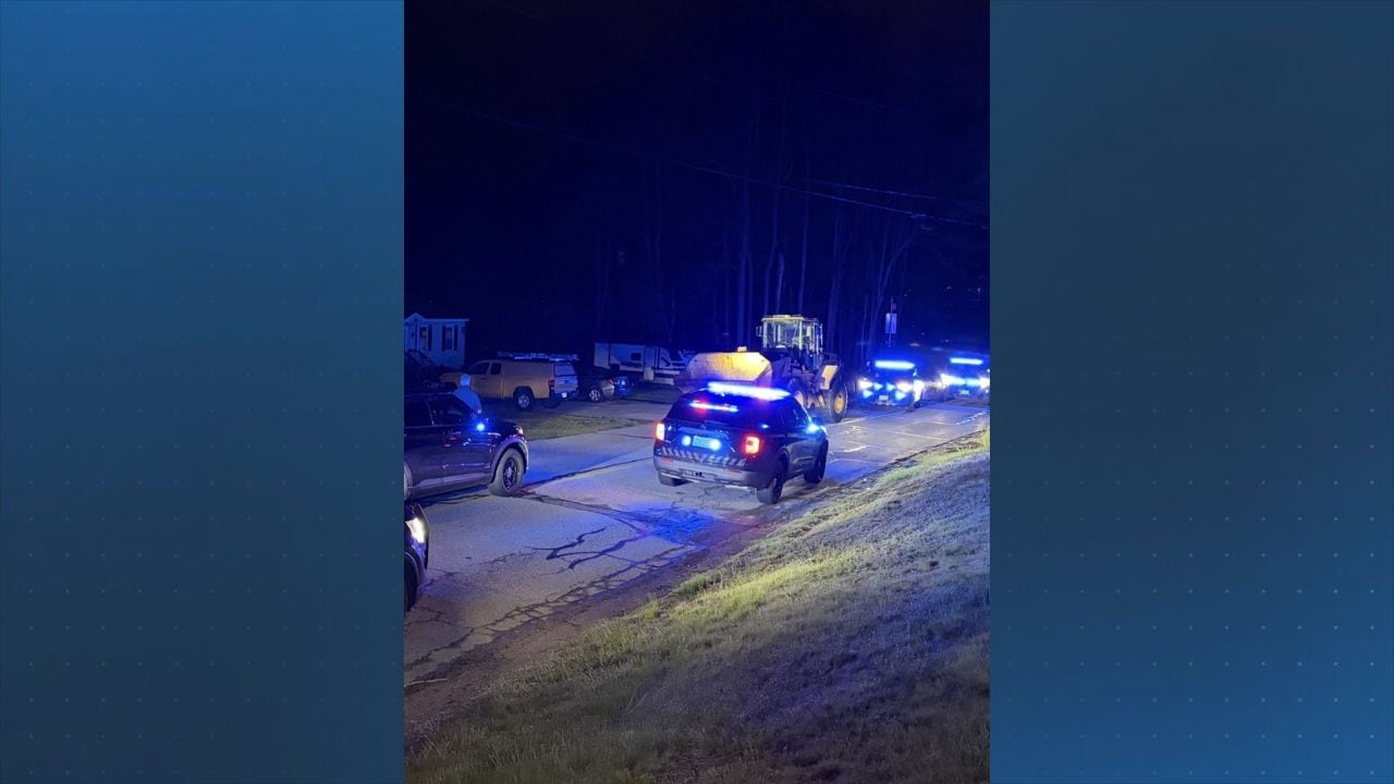 Front-end loader sparks police chase in Millbury