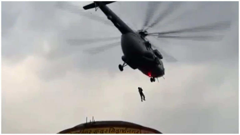 IAF rescues 2 children after deadly water tank accident in UP