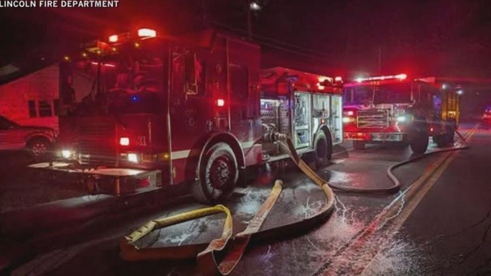 Fire in Lincoln destroys home, sends one to hospital