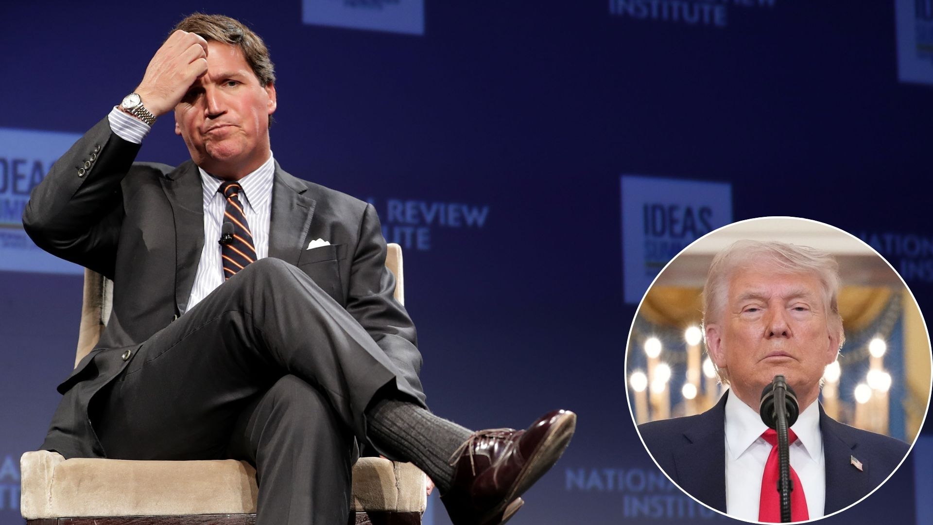 Tucker Carlson "tormented" about misleading people about Trump
