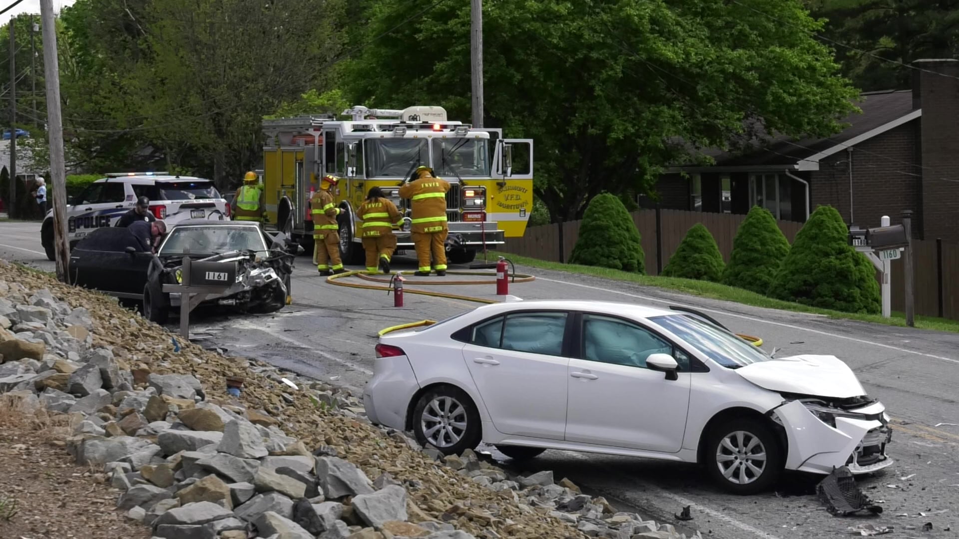 Person taken to hospital after crash in North Huntingdon Township