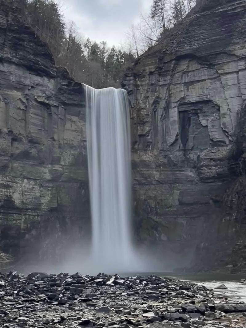 Journey back in time at this tumbling New York waterfall tucked inside ...