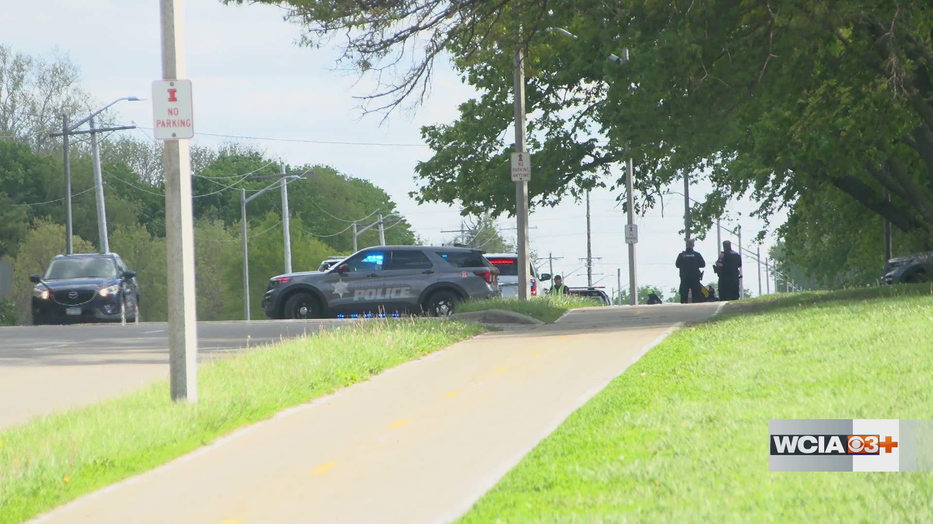 2 hospitalized in 2-vehicle Urbana crash, part of Lincoln Ave. closed