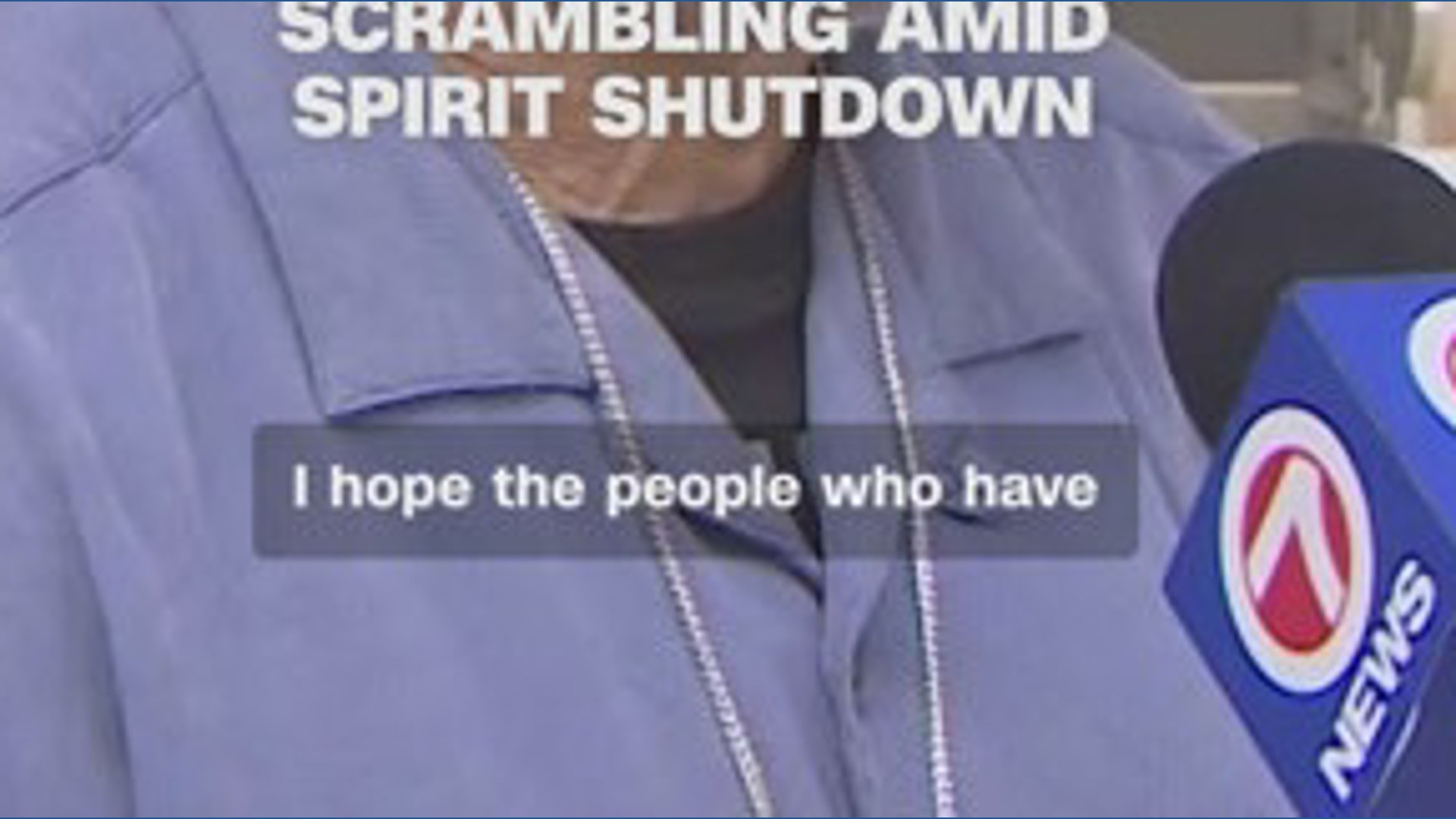 Travelers left scrambling amid Spirit shutdown