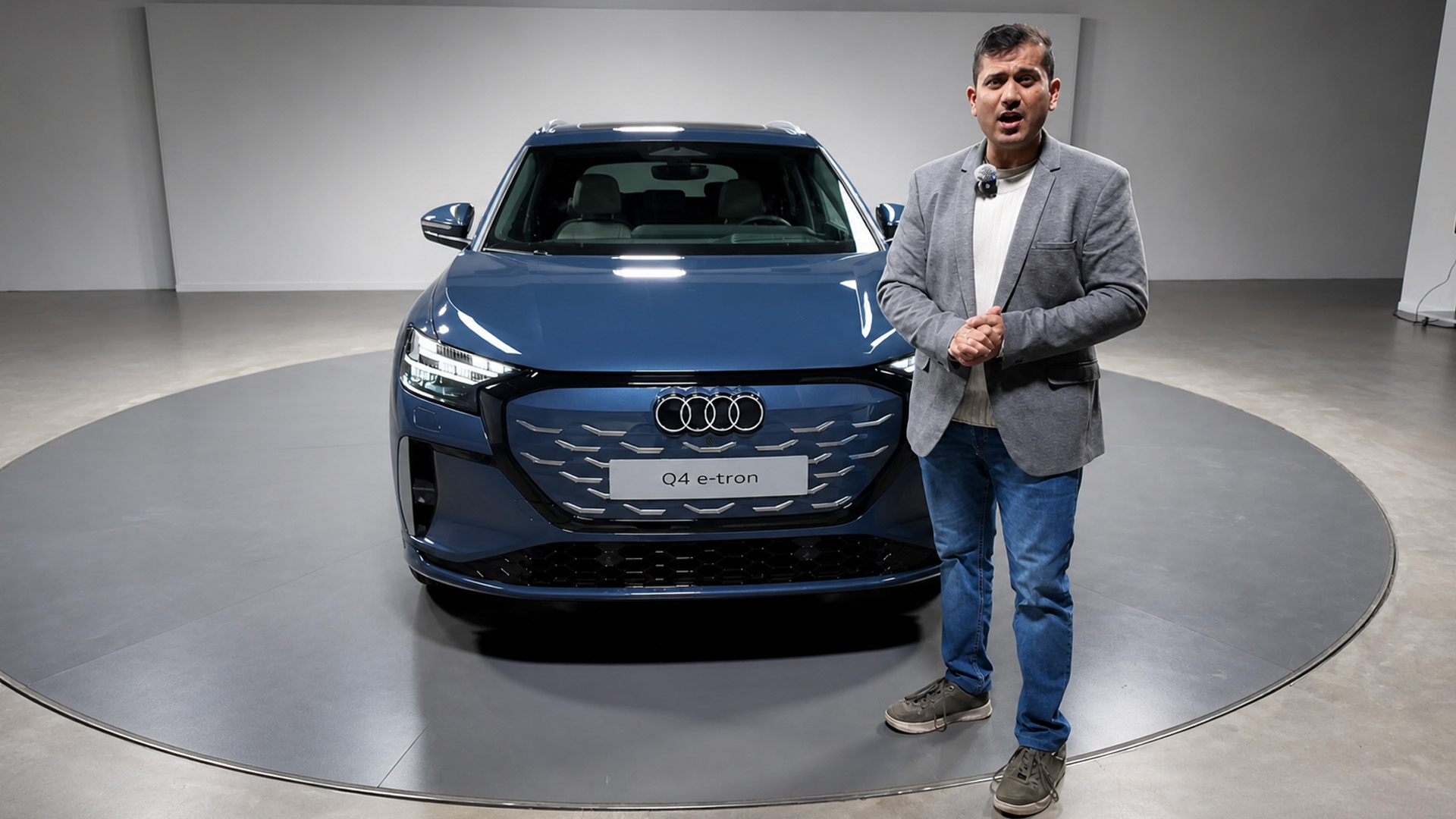 How the Audi Q4 e-tron Facelift Changes from the Front