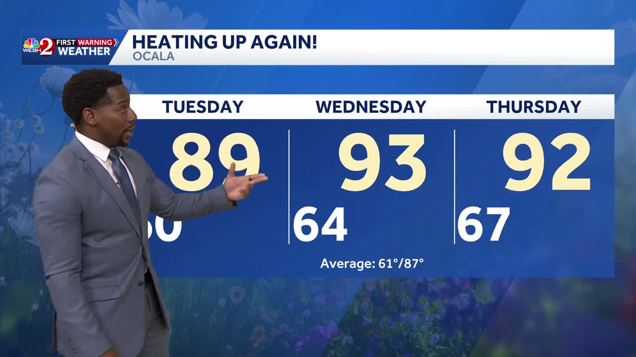 Warmest air of the year so far in Central Florida - mid and upper ...
