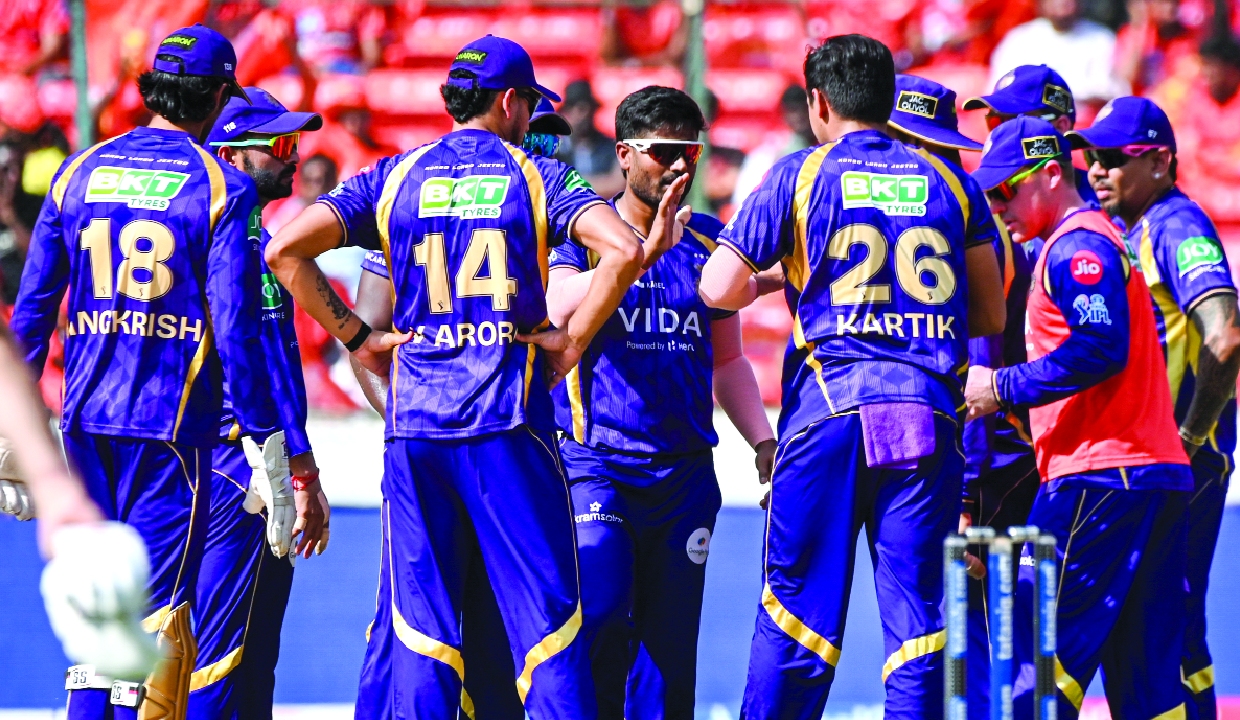 KKR snap SRH's 5-match winning streak