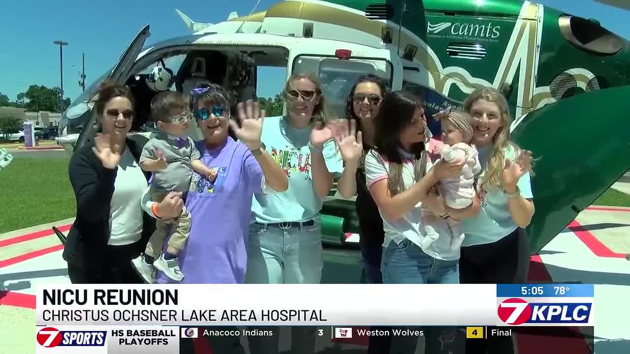 NICU graduates reunite with caregivers at Lake Charles hospital fundraiser