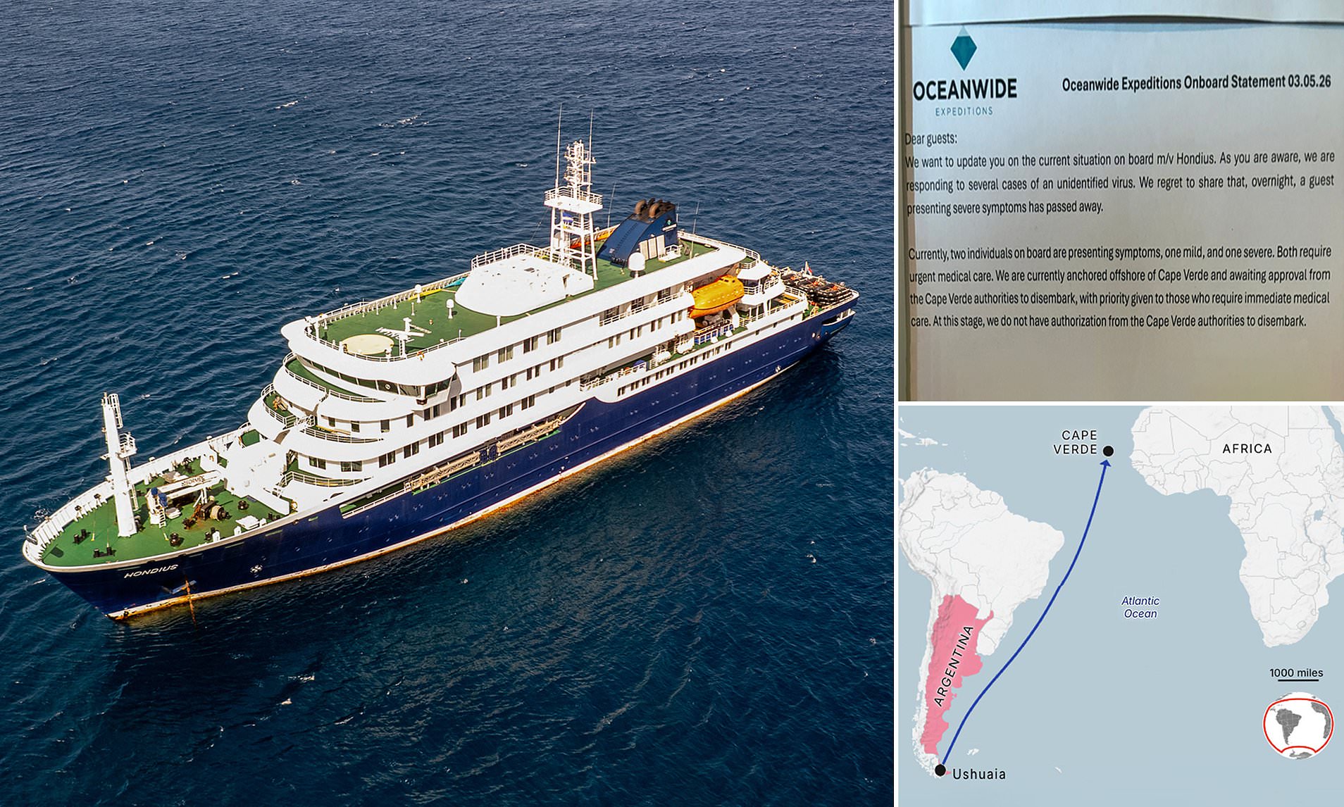 Our hell trapped on death ship as Cape Verde refuses entry: Fears of ...