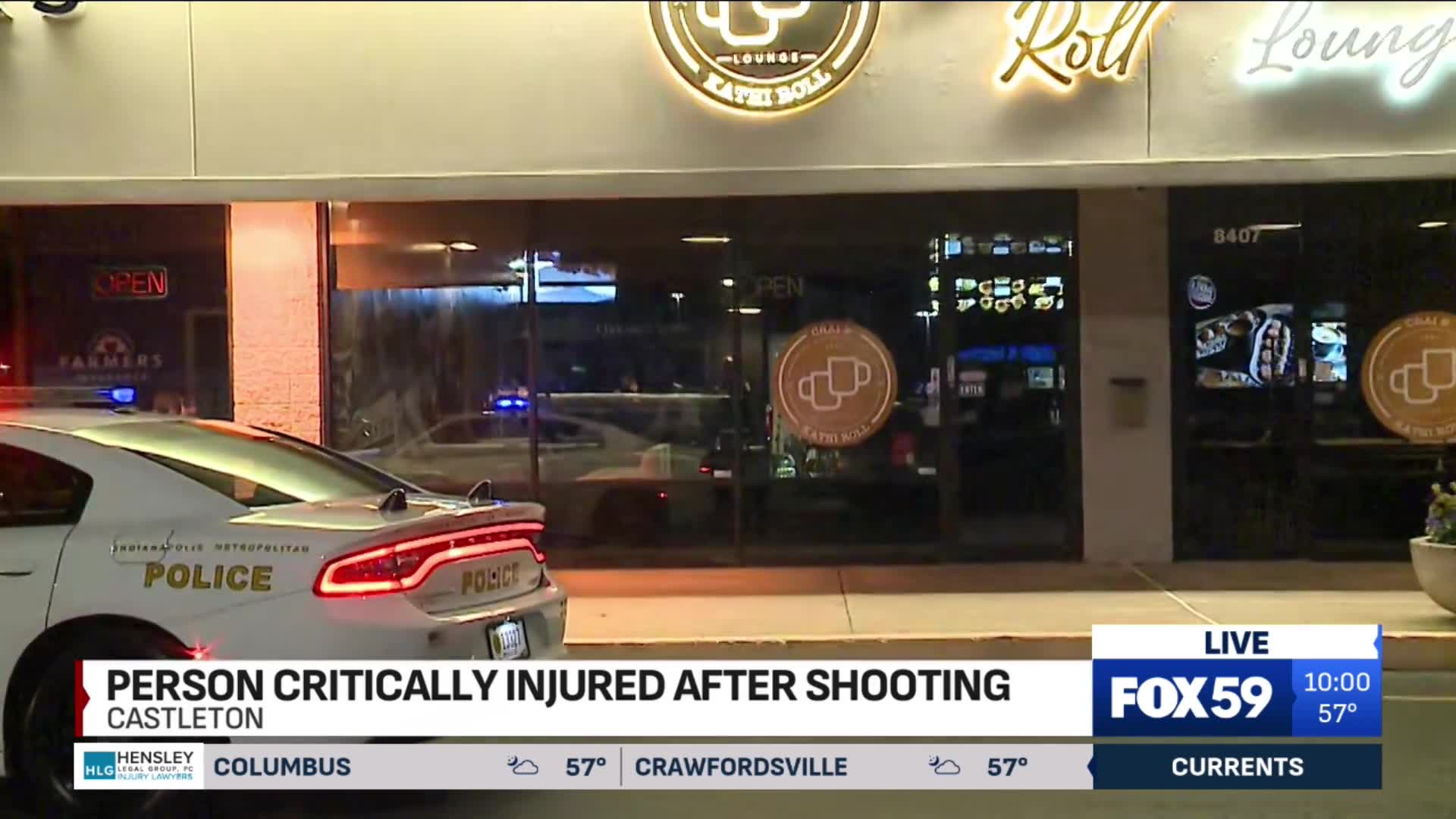 Man critically injured in shooting at Castleton restaurant