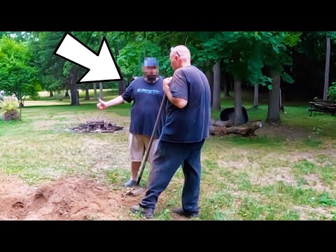 Stump grinding showdown: Dealing with an angry neighbor's noise complaint!