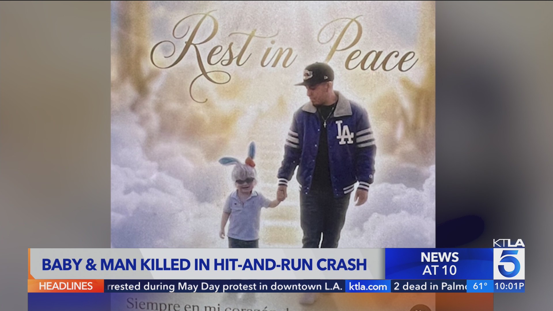 Baby and man killed in West LA hit-and-run crash