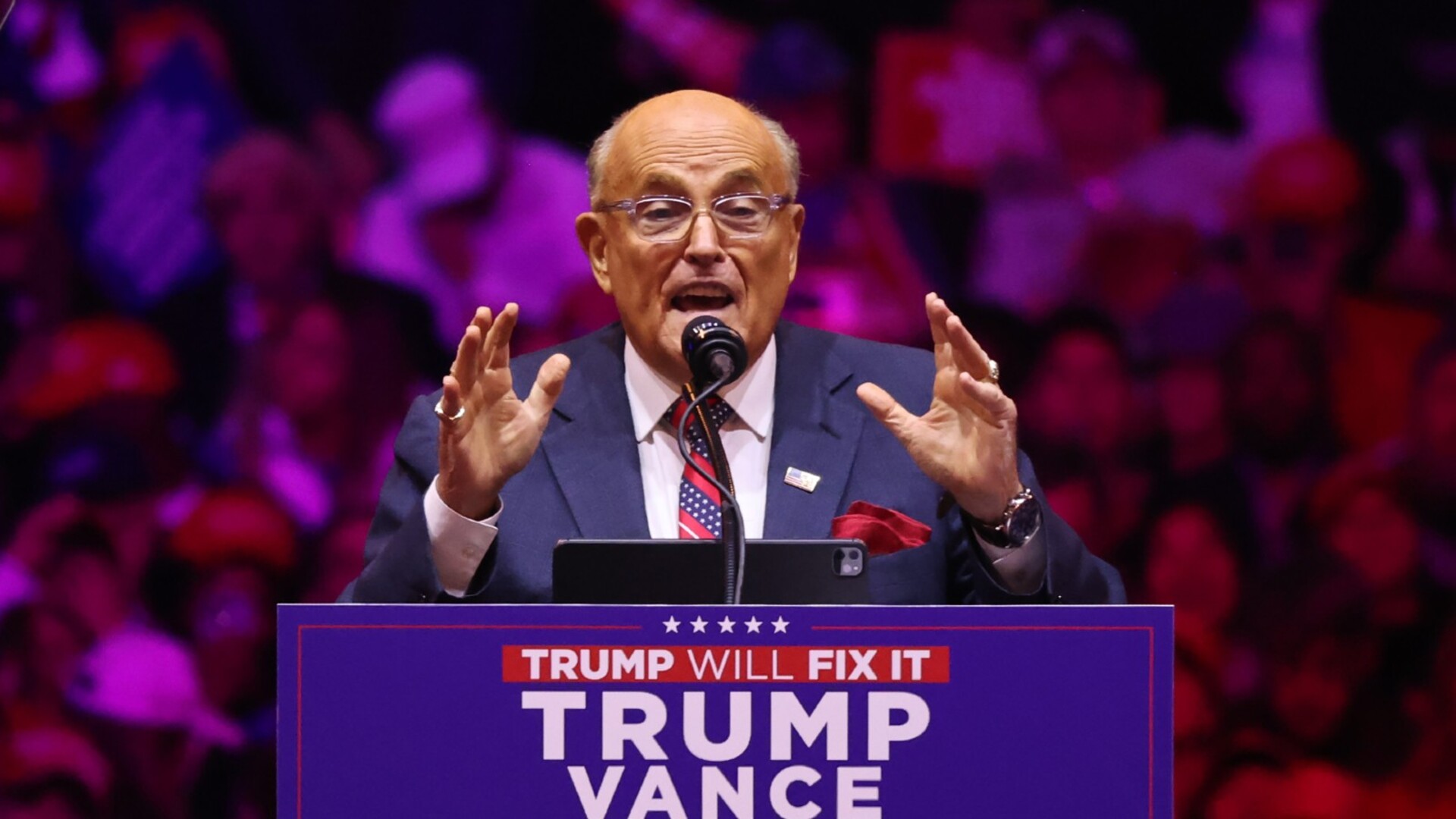 Rudy Giuliani hospitalised in critical condition