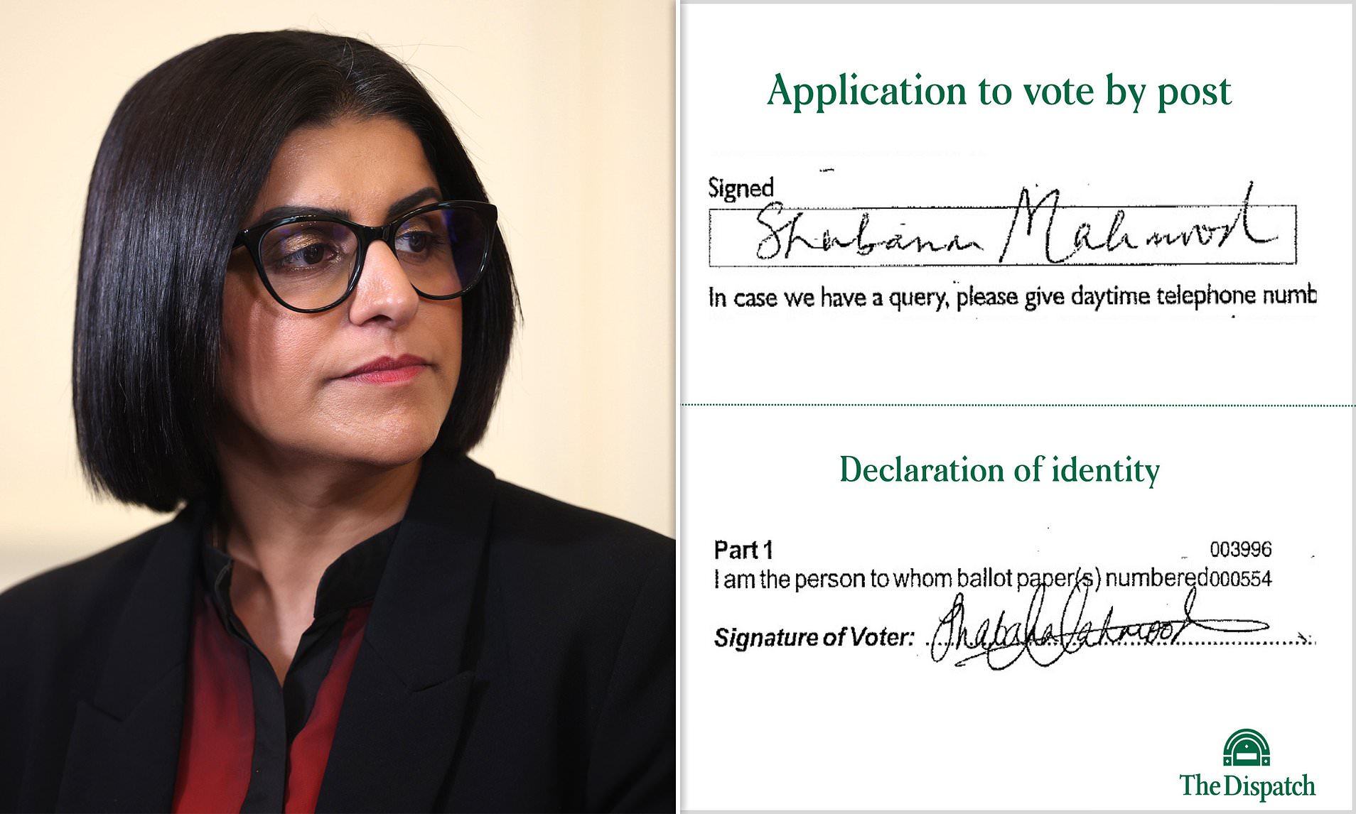 Shabana Mahmood's postal ballot was probed by judge in council vote ...