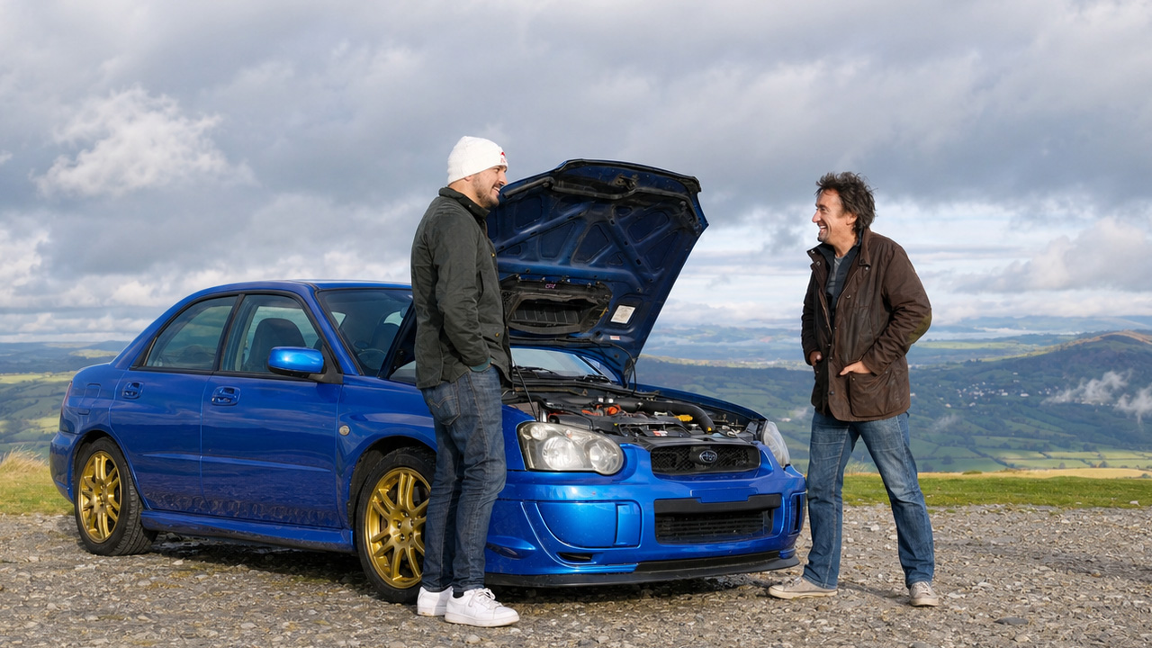 What happens when he sees his favorite car again
