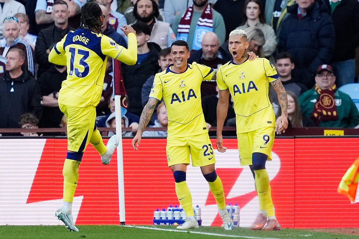 Tottenham defeat Aston Villa to move out of relegation zone
