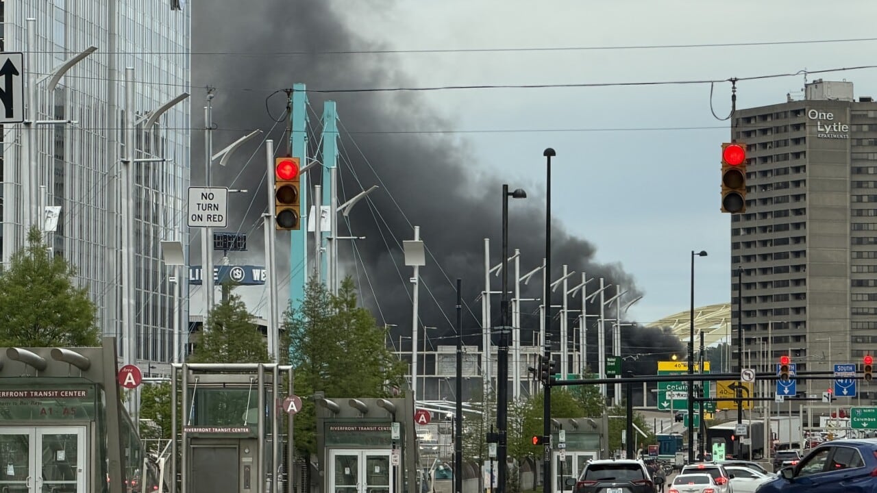 Man dead after semi crash, fire on Ohio interstate, fire officials say