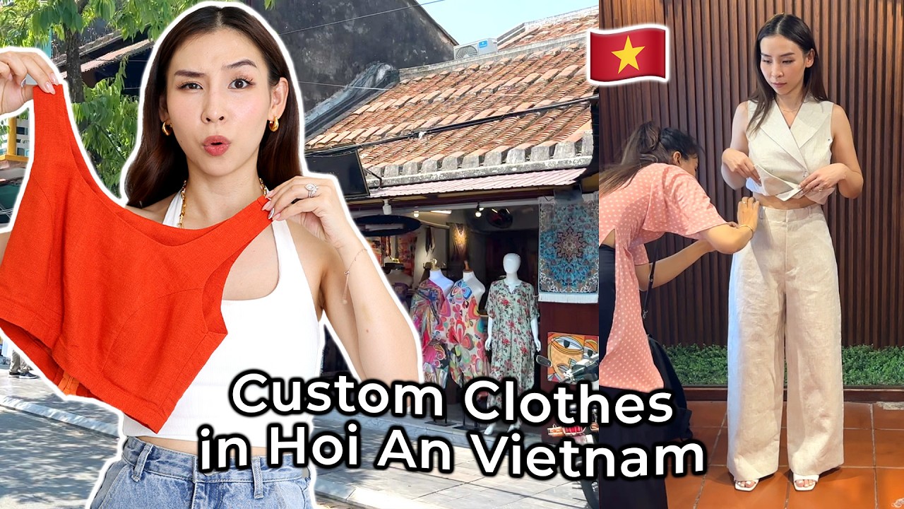 Getting custom clothes in Vietnam 🇻🇳