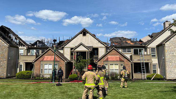 No injuries after fire damages Dublin apartment building