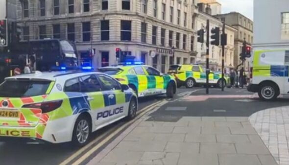 Man 'falls several floors' in city centre building as police cordon off ...
