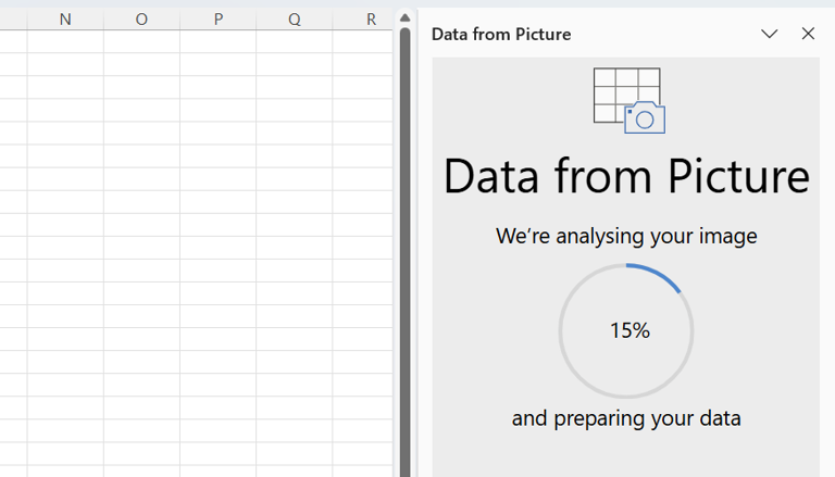 How to turn images and screenshots into Excel data