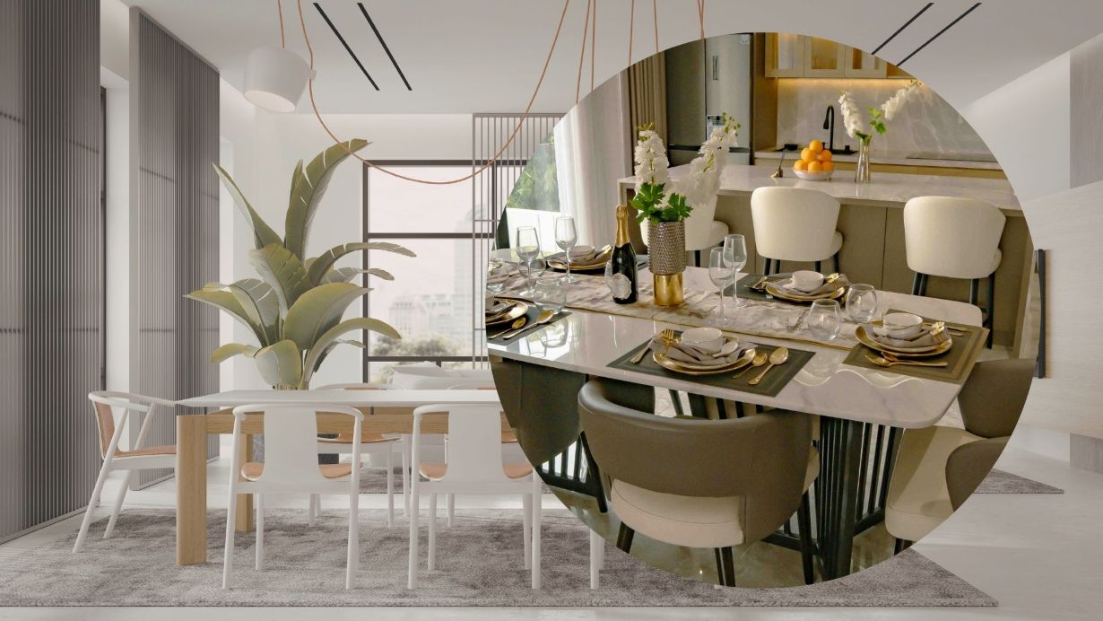Cách trang trí nhà đẹp từ bàn ăn đến ban công