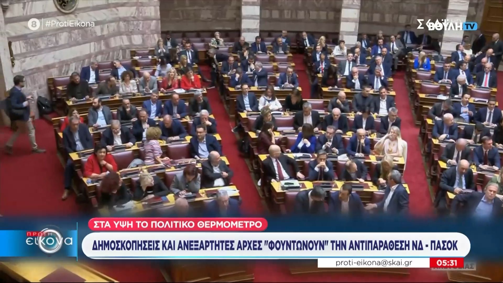 Στα ύψη το πολιτικό θερμόμετρο: Δημοσκοπήσεις και ανεξάρτητες αρχές ...