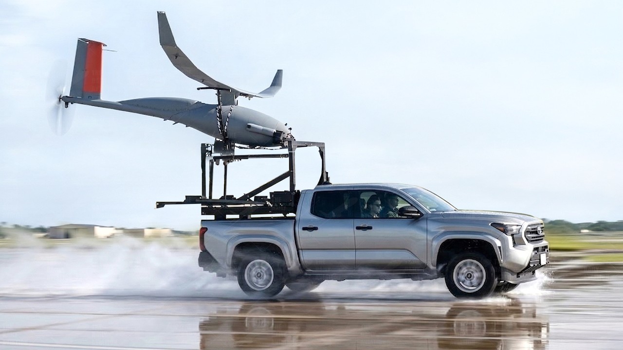 US testing new system to launch spy drone from fast moving car