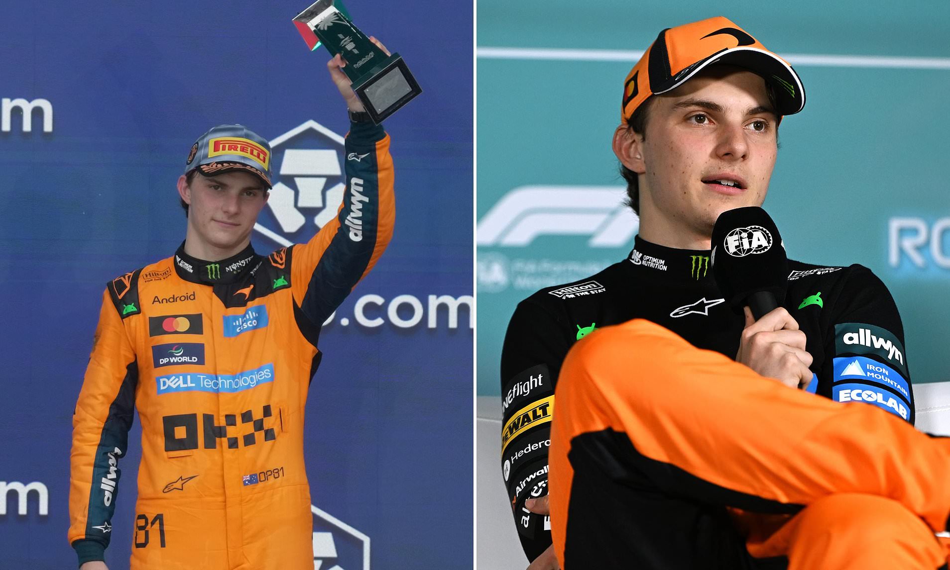 Drama as Oscar Piastri makes stunning late charge to stand on the ...