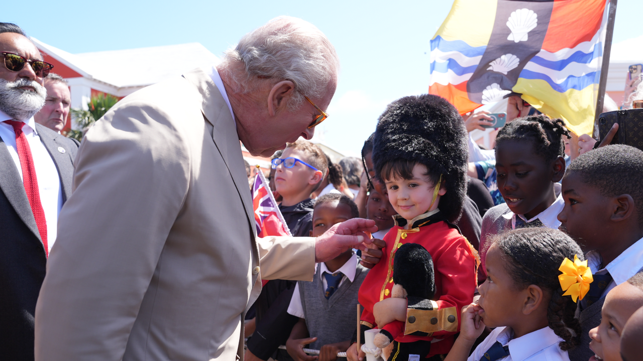 Why King Charles was bemused by one young royal fan's festive outfit ...