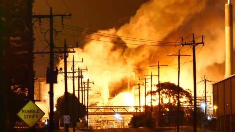 Major update after huge refinery fire