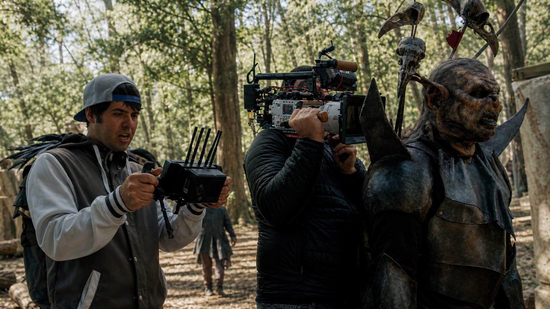 How this battle scene is created for film