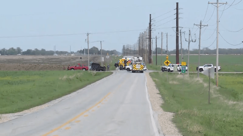 Two women hospitalized after crash with dump truck near Bondurant