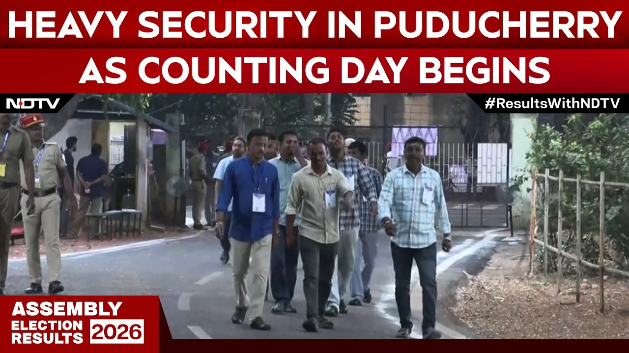 Puducherry election results | Heavy security across Puducherry as ...