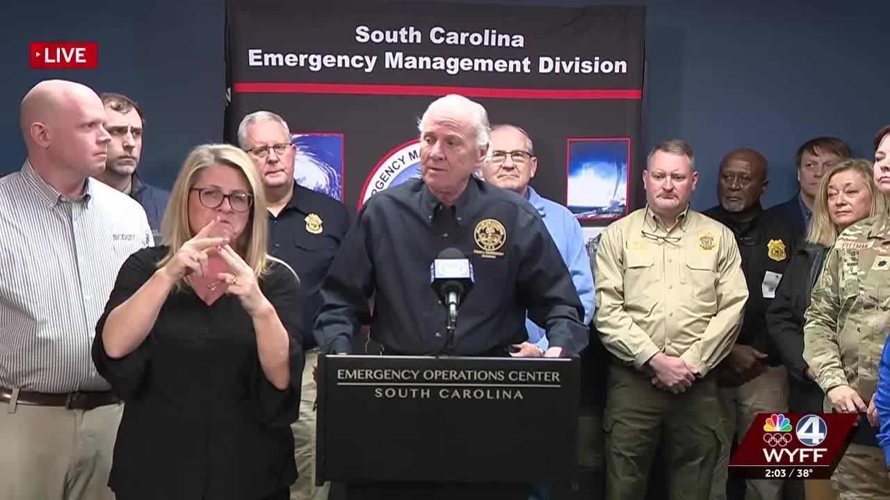 South Carolina prepares for crippling ice storm