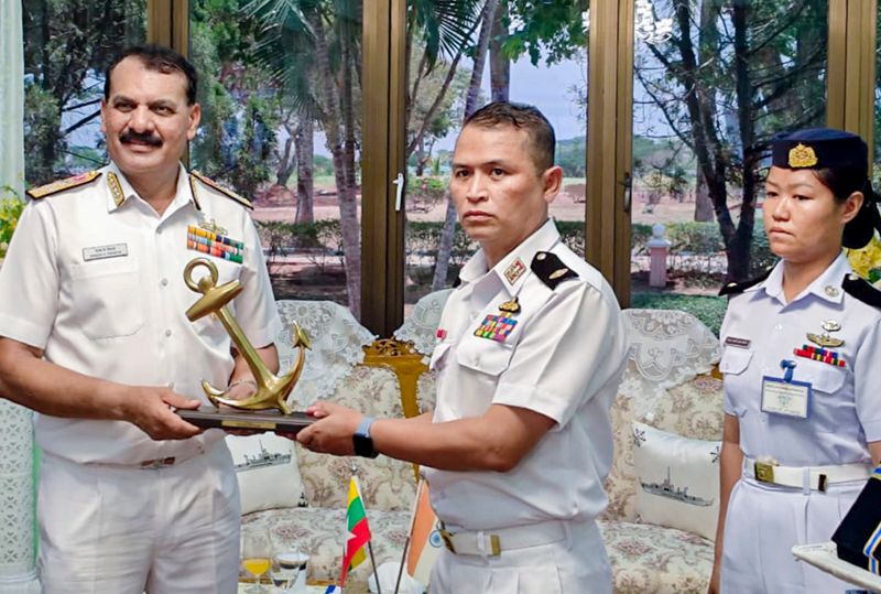 Indian Navy Chief Admiral Dinesh K Tripathi in Myanmar to boost ...