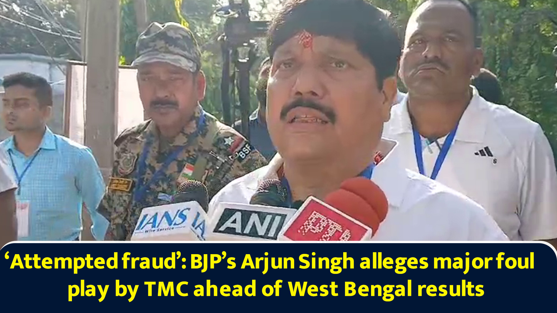 Attempted fraud: BJP’s Arjun Singh alleges major foul play by TMC ahead ...