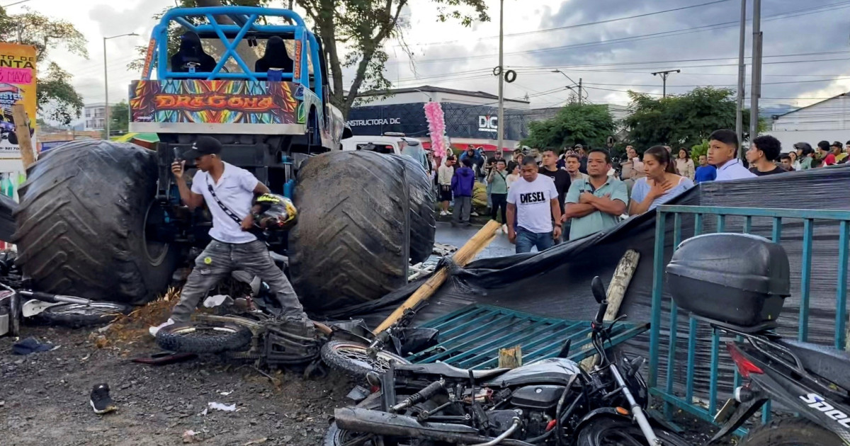 Τραγωδία με 3 νεκρούς σε επίδειξη Monster Truck στην Κολομβία - βίντεο ...
