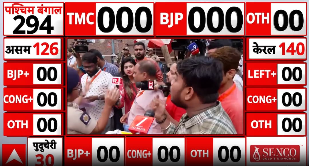 Election update: Tensions rise outside Bengal counting center as ...