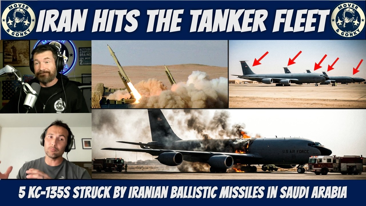 US tankers hit on the ground in Iranian strike - fighter pilots react