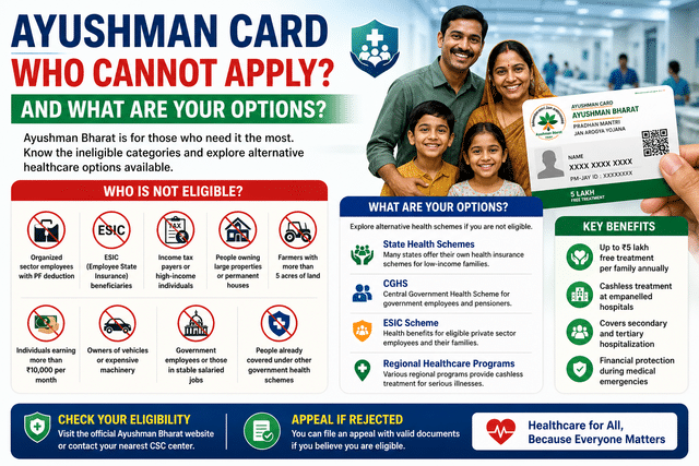 Ayushman card eligibility: Who cannot apply and what options are ...