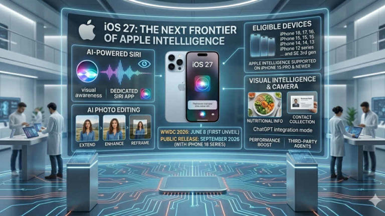 iOS 27 leaks: AI features, release date, eligible devices and ...