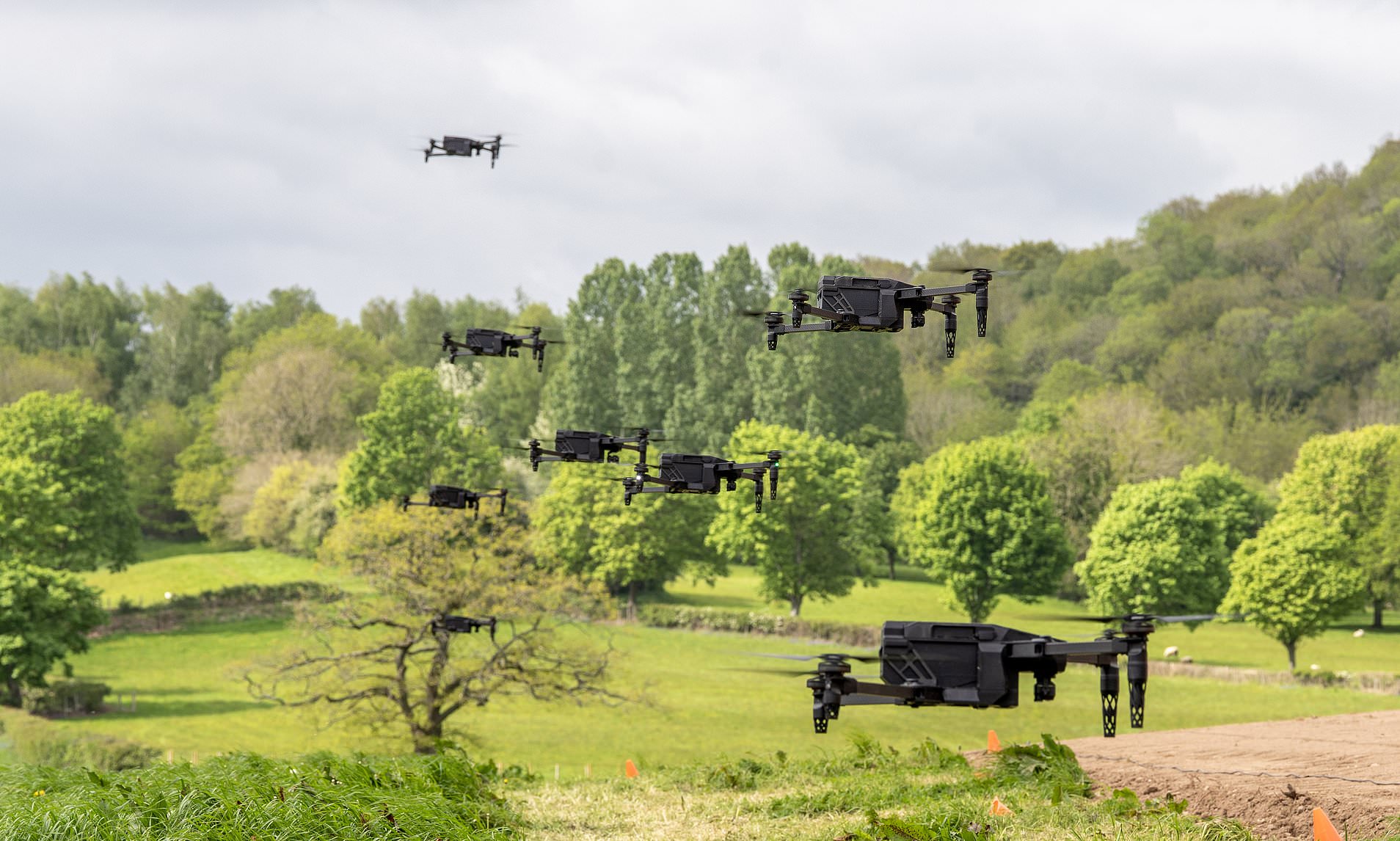 British drone swarm hunts 'Russian targets' in war games