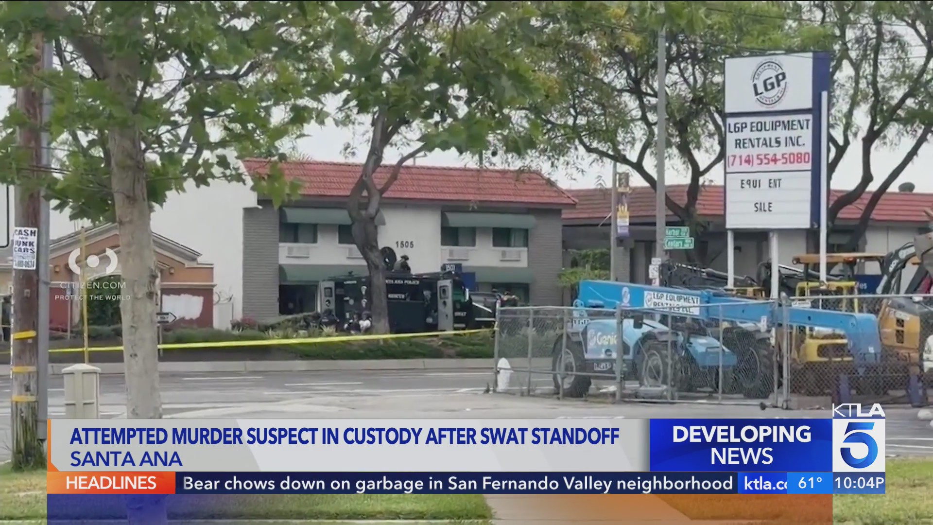 Attempted murder suspect in custody after OC standoff
