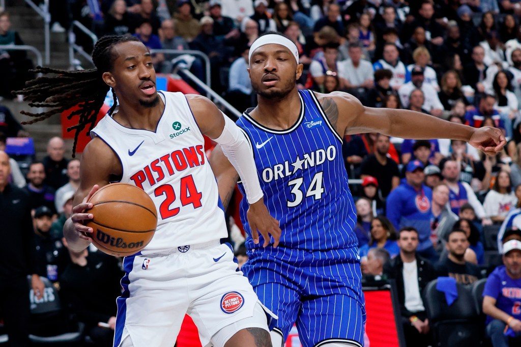 Pistons fans loudly troll Magic with 'Angel Reese' chants during Game 7 ...