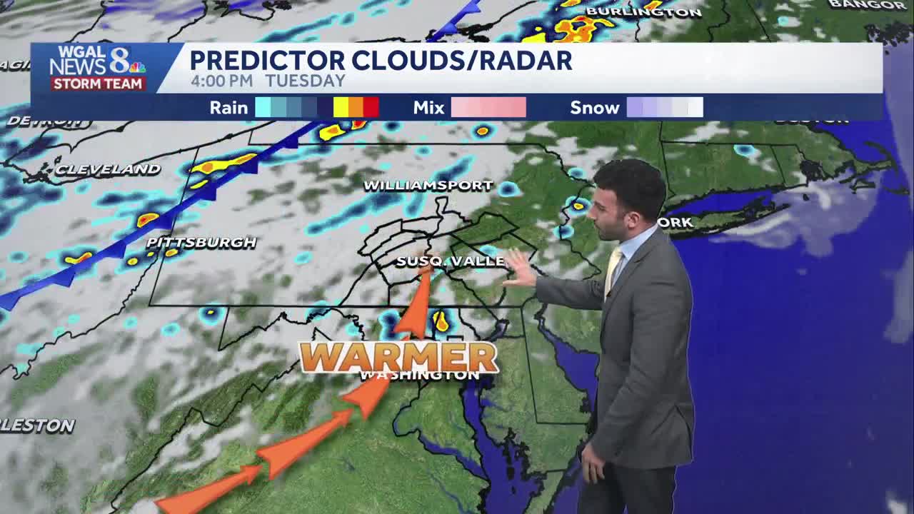 Clear & calm overnight; milder early week & rain returns midweek