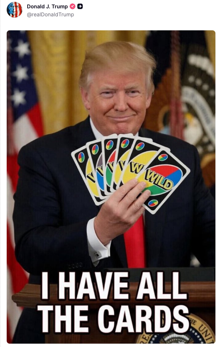Trump melts down in string of bizarre Truth Social posts