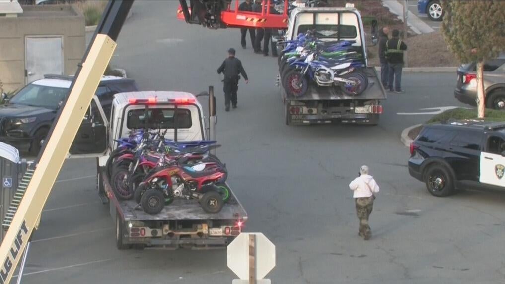 Bay Bridge traffic temporarily shut down after dirt bikers takeover freeway