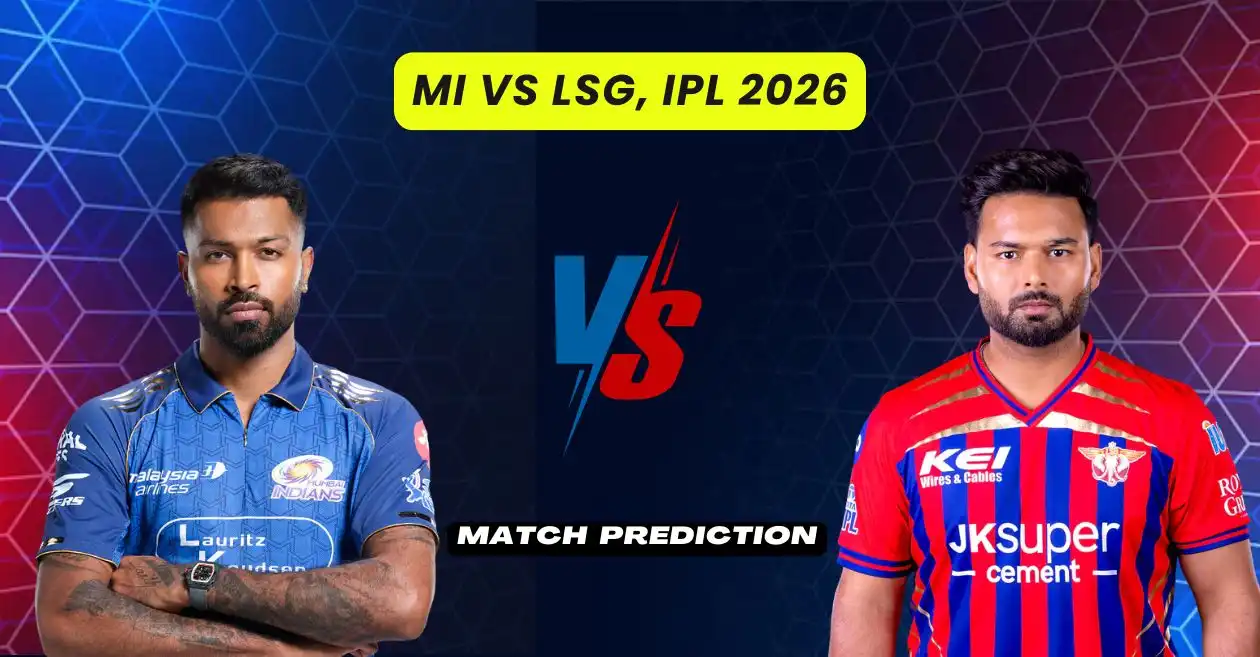 MI vs LSG, IPL 2026, match prediction: Who will win today’s game ...